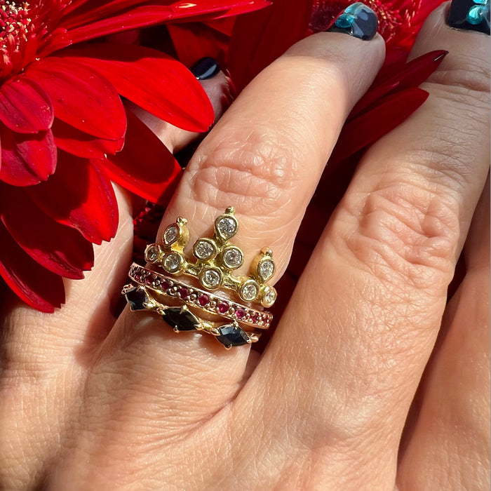 Gritty Glamorous Rings - Karen Karch - Mens and Womens Jewelry